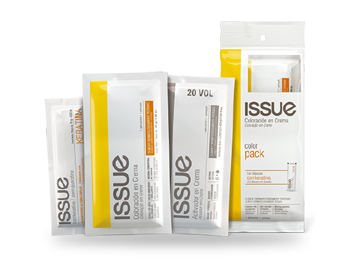 Issue -Color Pack con Máscara con Keratina